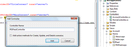 Asp.Net MVC Framework – RSSFeed